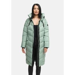 Navahoo Damen Winterjacke "Schmatzibär"smokey mint, Gr. M, Obermaterial: 100% Polyester; Innenseite: 100% Polyester; Futter: 100% Polyester, Jacken,
