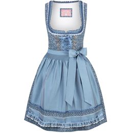 Stockerpoint Dirndl 'Ruby' Damen Gr&ouml;&szlig;e 42 blau / wei&szlig;