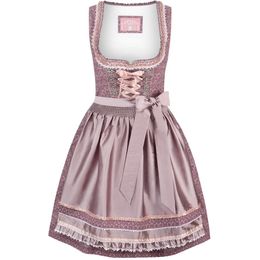 Stockerpoint Dirndl 'Ruby' Damen Gr&ouml;&szlig;e 34 nude / flieder / beere / wei&szlig;