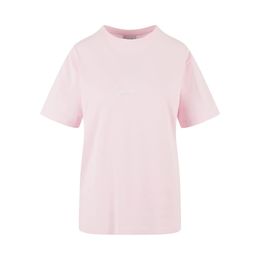 Karl Kani T-Shirt 'Signature' Damen Gr&ouml;&szlig;e M pastellpink / rot