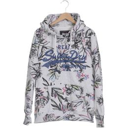Superdry Kapuzenpullover Damen Größe L Second Hand grau