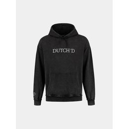 Dutch'd Sweatshirt 'Oversized Hoodie' male Black size M