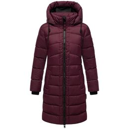 Marikoo Mantel 'Kaltnäschen 16' Damen Größe XXXL weinrot Wintermantel