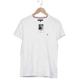 Tommy Hilfiger T-Shirt Herren Gr&ouml;&szlig;e S Second Hand wei&szlig;