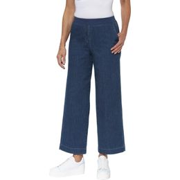 CR&Eacute;ATION L Damen Culotte in Schlupfform blue-stone-washed Gr&ouml;&szlig;e 20