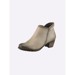 Heine Witt Damen Stiefelette, taupe, Gr&ouml;&szlig;e 38