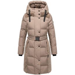 Navahoo Mantel Damen Gr&ouml;&szlig;e XXL beige Wintermantel