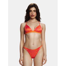 EKCENTRIK Bikinitop 'Wild Sunrise' Damen Gr&ouml;&szlig;e 75 neonorange