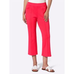 Heine Damen Jerseyhose, Rosa, Gr. 42, 7/8-Hose, Material: Viskose