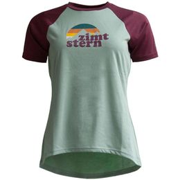 Zimtstern Sunsetz MTB Tee SS Wmns - Fahrradtrikot kurzarm - granite
