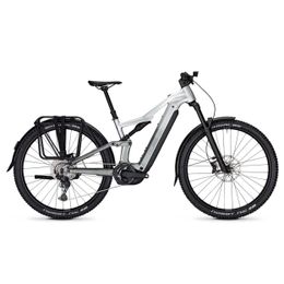 Focus Thron&sup2; 6.7 EQP Performance CX 800Wh - S - E-MTB Allmountain-Trail (120-150 mm) - Nepalsilver/Steelgrey glossy