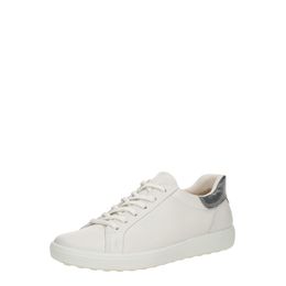Ecco Sneaker 'Soft 7' Damen Gr&ouml;&szlig;e 38 silbergrau / wei&szlig; Sommerschuhe