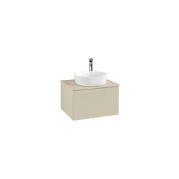 Villeroy & Boch V&B Waschtischunterschrank mit Frontstruktur Antao 60x36x50cm, HL, WBP botti., si Gr m Lac ; Villeroy & Boch (K29153HJ)