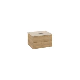 Villeroy & Boch V&B Waschtischunterschrank mit Frontstruktur Antao 60x36x50cm, WBP-farbe botti., honey oak ; Villeroy & Boch (K18113HN)