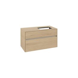 Villeroy & Boch V&B Waschtischunterschrank Collaro 100x54,8x50cm, WT rechts, nordic oak ; Villeroy & Boch (C11100VJ)