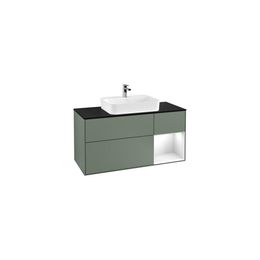 Villeroy & Boch V&B Waschtischunterschrank Finion 120cm, Pl b m, Rg r g w Lac, Oli. m Lac ; Villeroy & Boch (F422GFGM)