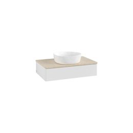 Villeroy & Boch V&B Waschtischunterschrank mit Frontstruktur -Beleuchtung Antao 80x19x50cm, WBP botti., glo wh. Lac ; Villeroy & Boch (L08113GF)