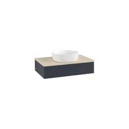 Villeroy & Boch V&B Waschtischunterschrank mit Frontstruktur -Beleuchtung Antao 80x19x50cm, WBP botti., md bl. m Lac ; Villeroy & Boch (L08113HG)