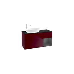 Villeroy & Boch V&B Waschtischunterschrank Finion 120cm, Pl b m, Reg Anthrac. m Lac, Peo m ; Villeroy & Boch (F932GKHB)