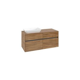 Villeroy & Boch V&B Waschtischunterschrank Collaro 120x54,8x50cm, WT links, kansas oak ; Villeroy & Boch (C11300RH)