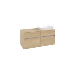 Villeroy & Boch V&B Waschtischunterschrank Collaro 120x54,8x50cm, WT rechts, nordic oak ; Villeroy & Boch (C11400VJ)