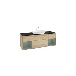Villeroy & Boch V&B Waschtischunterschrank Finion 160cm, Pl bla m, Reg Oli. m Lac, Oa ven ; Villeroy & Boch (F862GMPC)