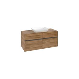 Villeroy & Boch V&B Waschtischunterschrank Collaro 120x54,8x50cm, WT mittig, kansas oak ; Villeroy & Boch (C11200RH)