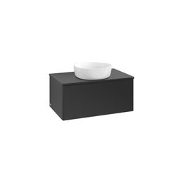 Villeroy & Boch V&B Waschtischunterschrank ohne Frontstruktur Antao 80x36x50cm, WBP-farbe Lac, bla m lacquer ; Villeroy & Boch (K30010PD)