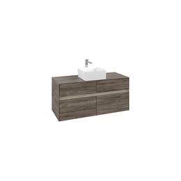 Villeroy & Boch V&B Waschtischunterschrank Collaro 120x54,8x50cm, WT mi, LED 8,8 W, st. Oa ; Villeroy & Boch (C041B0RK)