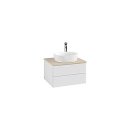 Villeroy & Boch V&B Waschtischunterschrank mit Frontstruktur Antao 60x36x50cm, HL, WBP botti., glo wh. Lac ; Villeroy & Boch (K18153GF)