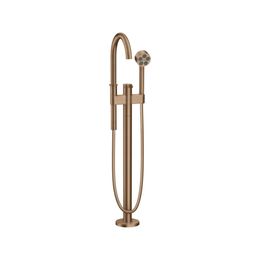 Hansgrohe Wannen-Einhebelmischer Axor One Ausl. 220mm, bodensteh., brush. red gold (48440310)