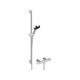 Hansgrohe Brause-Set Pulsify Select S 959mm Brausestange + Handbrause, 3jet, chrom (24261000)