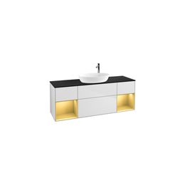 Villeroy & Boch V&B Waschtischunterschrank Wandbeleuchtung Finion 160cm, Pl b m, Reg gol m Lac, wh. m Lac ; Villeroy & Boch (G982HFMT)
