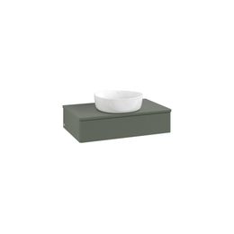Villeroy & Boch V&B Waschtischunterschrank mit Frontstruktur -Beleuchtung Antao 80x19x50cm, WBP Lac, lea gre. m Lac ; Villeroy & Boch (L08110HL)