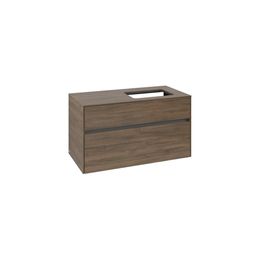 Villeroy & Boch V&B Waschtischunterschrank Collaro 100x54,8x50cm, WT rechts, arizona oak ; Villeroy & Boch (C11100VH)