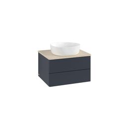 Villeroy & Boch V&B Waschtischunterschrank mit Frontstruktur Antao 60x36x50cm, WBP botti., md bl. m Lac ; Villeroy & Boch (K18113HG)