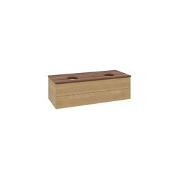 Villeroy & Boch V&B Waschtischunterschrank ohne Frontstruktur, mit Beleuchtung Antao 120x36x50cm, WBP-farbe w. wal, honey oak ; Villeroy & Boch (L24012HN)