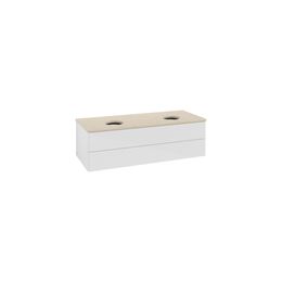 Villeroy & Boch V&B Waschtischunterschrank ohne Frontstruktur, mit Beleuchtung Antao 120x36x50cm, WBP botti., glo wh. Lac ; Villeroy & Boch (L24013GF)
