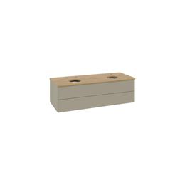 Villeroy & Boch V&B Waschtischunterschrank ohne Frontstruktur, mit Beleuchtung Antao 120x36x50cm, HL, WBP hon. Oa, st G m Lac ; Villeroy & Boch (L24051HK)