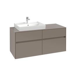 Villeroy & Boch V&B Waschtischunterschrank Collaro 120x54,8x50cm, WT l, LED 8,8 W, cashm Gr ; Villeroy & Boch (C082B0VN)