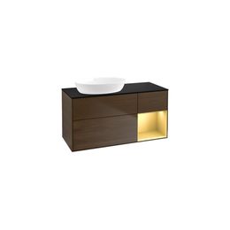 Villeroy & Boch V&B Waschtischunterschrank Wandbeleuchtung Finion 120cm, Pl bla m, Reg gol m Lac, wal ven ; Villeroy & Boch (GA52HFGN)