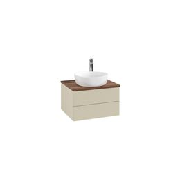 Villeroy & Boch V&B Waschtischunterschrank mit Frontstruktur Antao 60x36x50cm, HL, WBP w. wal, si Gr m Lac ; Villeroy & Boch (K18152HJ)