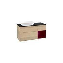 Villeroy & Boch V&B Waschtischunterschrank Wandbeleuchtung Finion 120cm, Pl bla m, Reg Peo m Lac, Oa ven ; Villeroy & Boch (GA52HBPC)