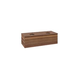 Villeroy & Boch V&B Waschtischunterschrank ohne Frontstruktur, mit Beleuchtung Antao 120x36x50cm, HL, WBP w. wal, w. wal ; Villeroy & Boch (L35052HM)