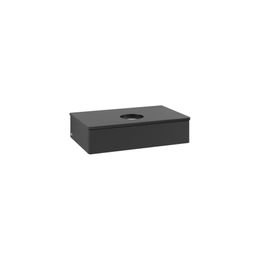 Villeroy & Boch V&B Waschtischunterschrank mit Frontstruktur -Beleuchtung Antao 80x19x50cm, WBP-farbe Lac, bla m lacquer ; Villeroy & Boch (L08110PD)