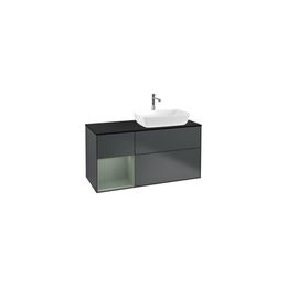 Villeroy & Boch V&B Waschtischunterschrank Wandbeleuchtung Finion 120cm, Pl b m, Rg Ol m Lac, md bl. m Lac ; Villeroy & Boch (G802GMHG)