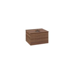 Villeroy & Boch V&B Waschtischunterschrank mit Frontstruktur Antao 60x36x50cm, HL, WBP-farbe w. wal, w. wal ; Villeroy & Boch (K18152HM)