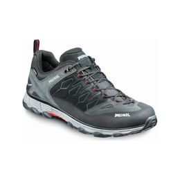 Meindl Freizeitschuh Lite Trail, Gr. 11,5, anthrazit/rot (3966-31/11,5)
