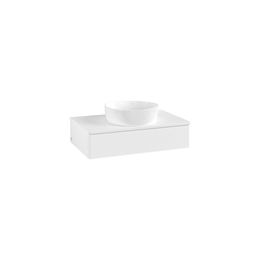 Villeroy & Boch V&B Waschtischunterschrank mit Frontstruktur -Beleuchtung Antao 80x19x50cm, WBP-farbe Lac, wh. m lacquer ; Villeroy & Boch (L08110MT)