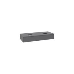 Villeroy & Boch V&B Waschtischunterschrank ohne Frontstruktur, mit Beleuchtung Antao 120x19x50cm, WBP Lac, Anthrac. m Lac ; Villeroy & Boch (L13010GK)